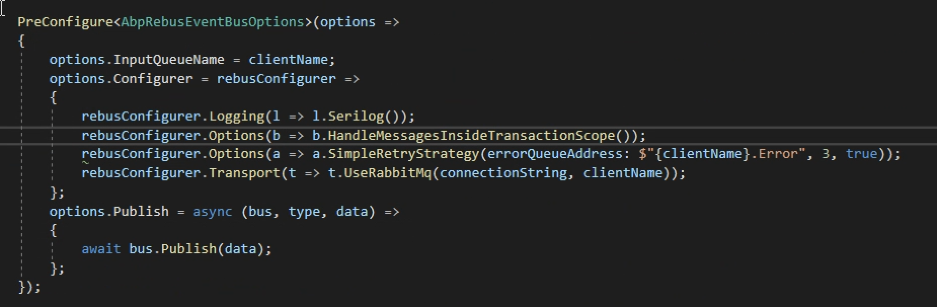 Cannot Handle Error In Eventbus Using Rebus · Issue 10014 · Abpframeworkabp · Github
