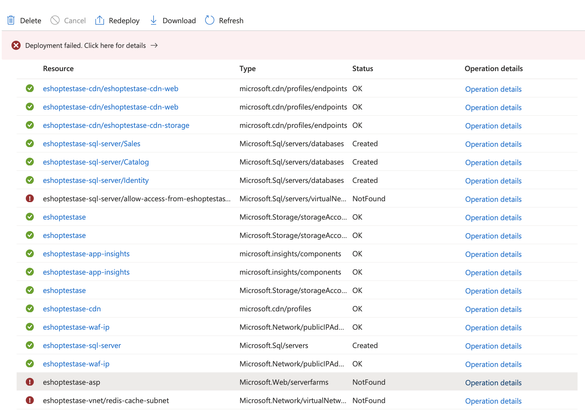 Error when deploy with the template e-shop-website-with-ilb-ase · Issue #12924 · Azure/azure ...