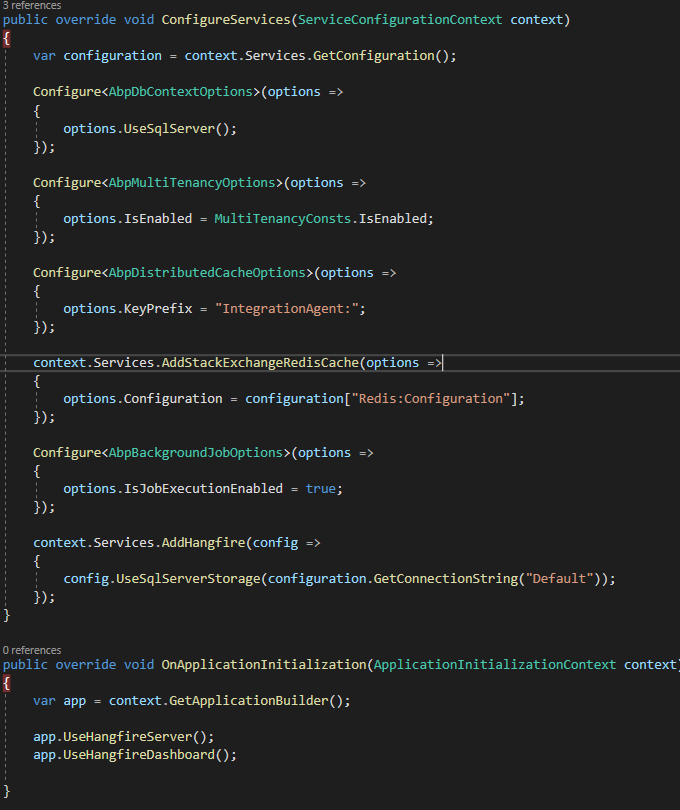 Console Application Onapplicationinitialization Error · Issue 4102 · Abpframeworkabp · Github