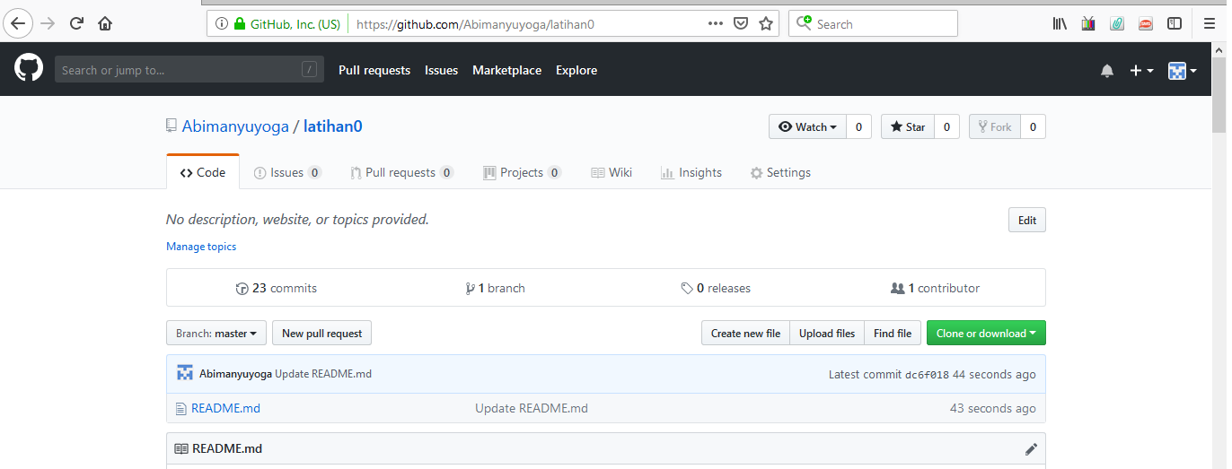 GitHub - Abimanyuyoga/LANGKAH_LANGKAH_AWAL_DALAM_MENGGUNAKAN_GITHUB: LANGKAH LANGKAH AWAL DALAM ...