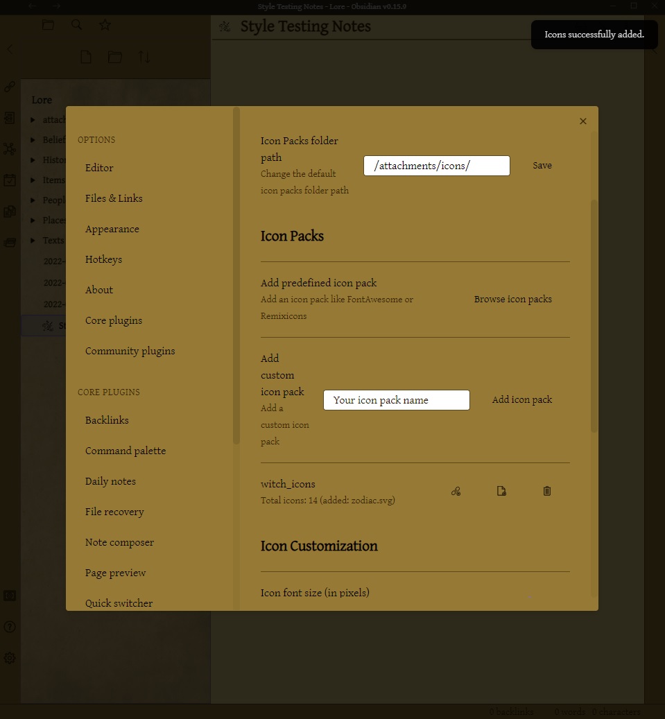 Disappearing, Non-reappearing, Icon Packs! · Issue #118 · FlorianWoelki ...