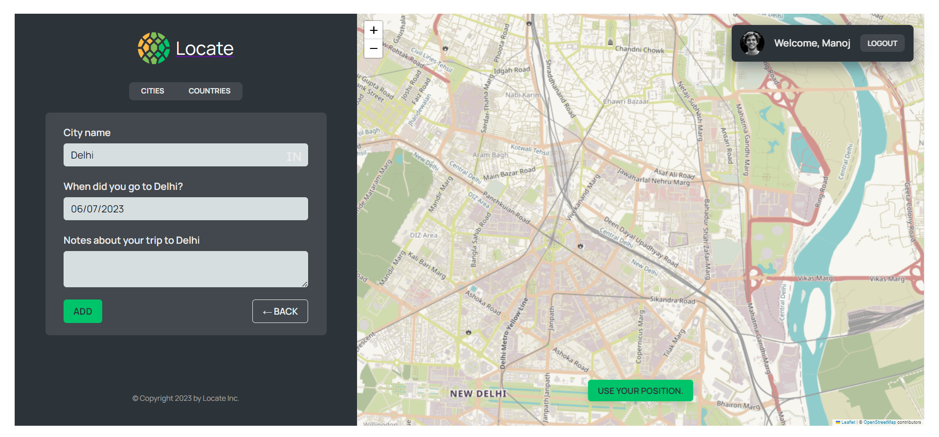 GitHub - emanojbisht/Locate-worldmap