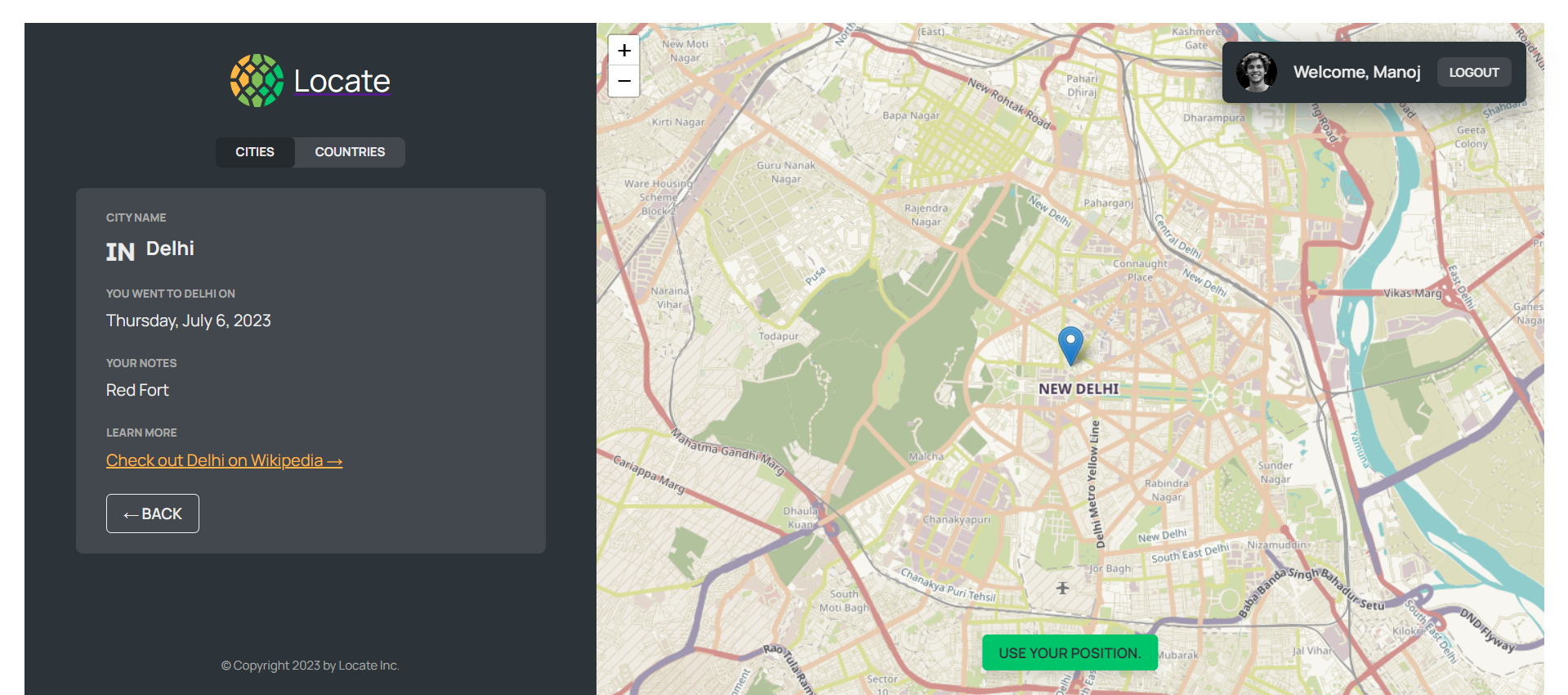 GitHub - emanojbisht/Locate-worldmap