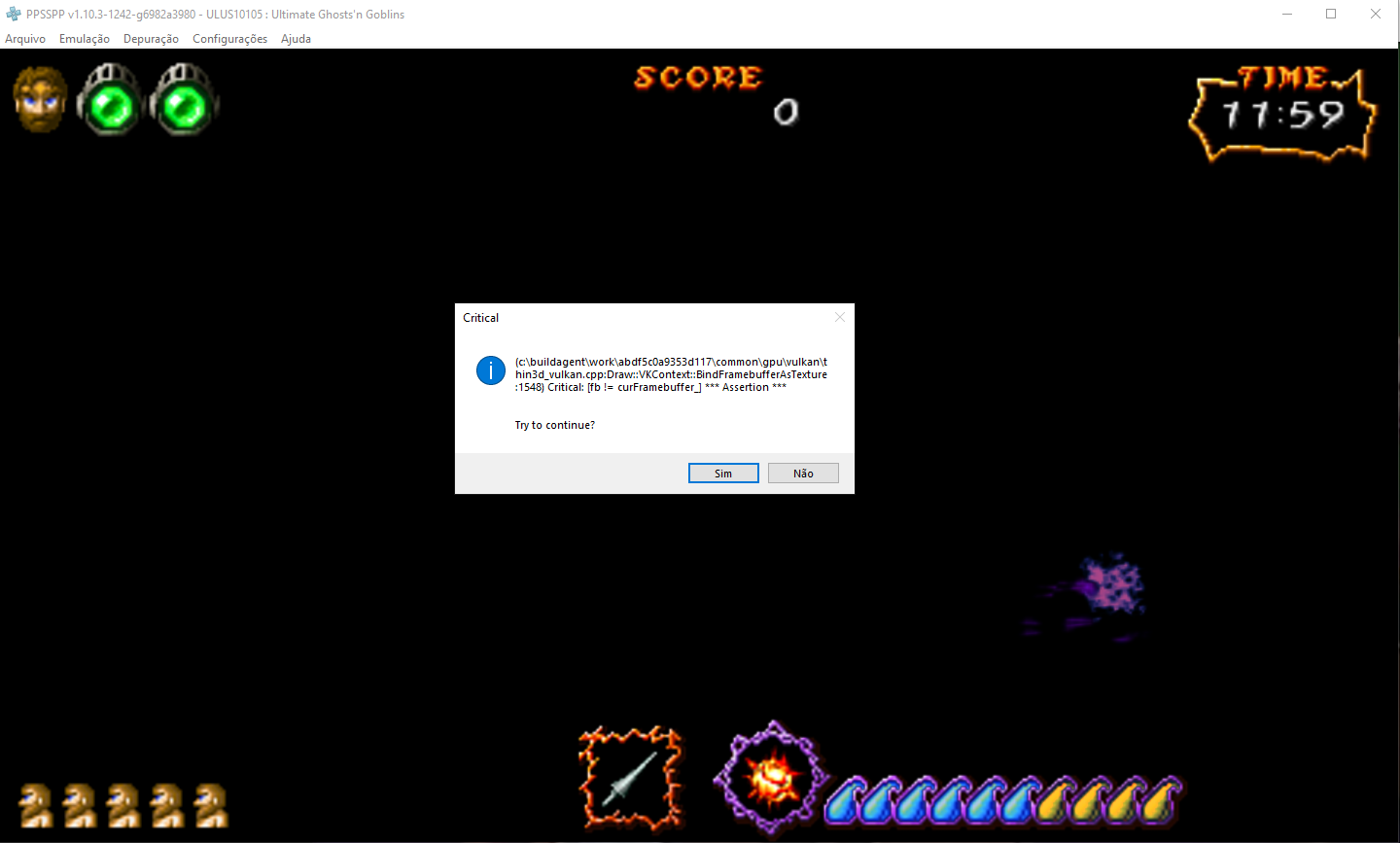 Ultimate Ghouls'n Ghosts (and Goku Makaimura) with graphics problems. · Issue #13717 · hrydgard ...