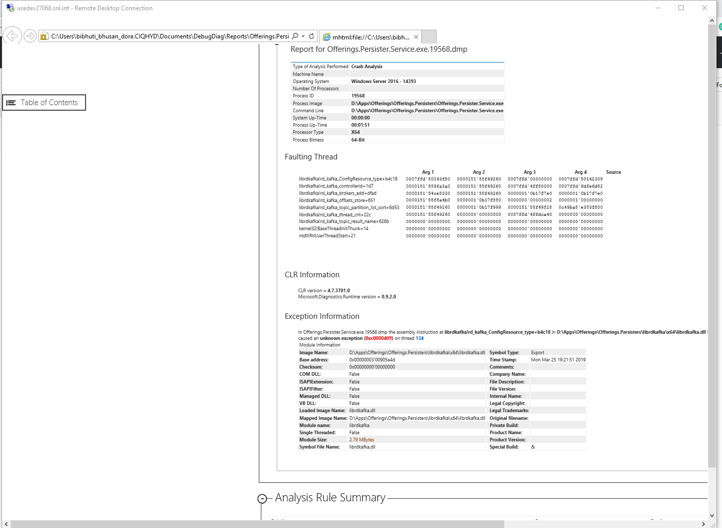 Consumer Crashing With Unkonwn Exception 0xc0000409 · Issue 1484 · Confluentinc Confluent Kafka