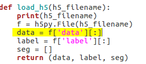 when i run the train_clf.py，it Appear：KeyError: "Unable to open object (object 'data' doesn't ...