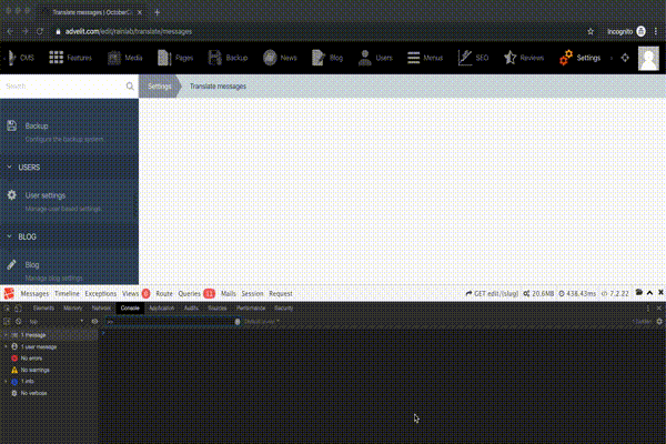Translate plugin doesn't show message in "Update messages" section · Issue #536 · rainlab ...