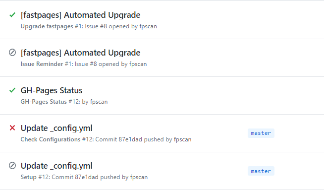 Website looks fine now but gives error. · Issue #295 · fastai/fastpages · GitHub