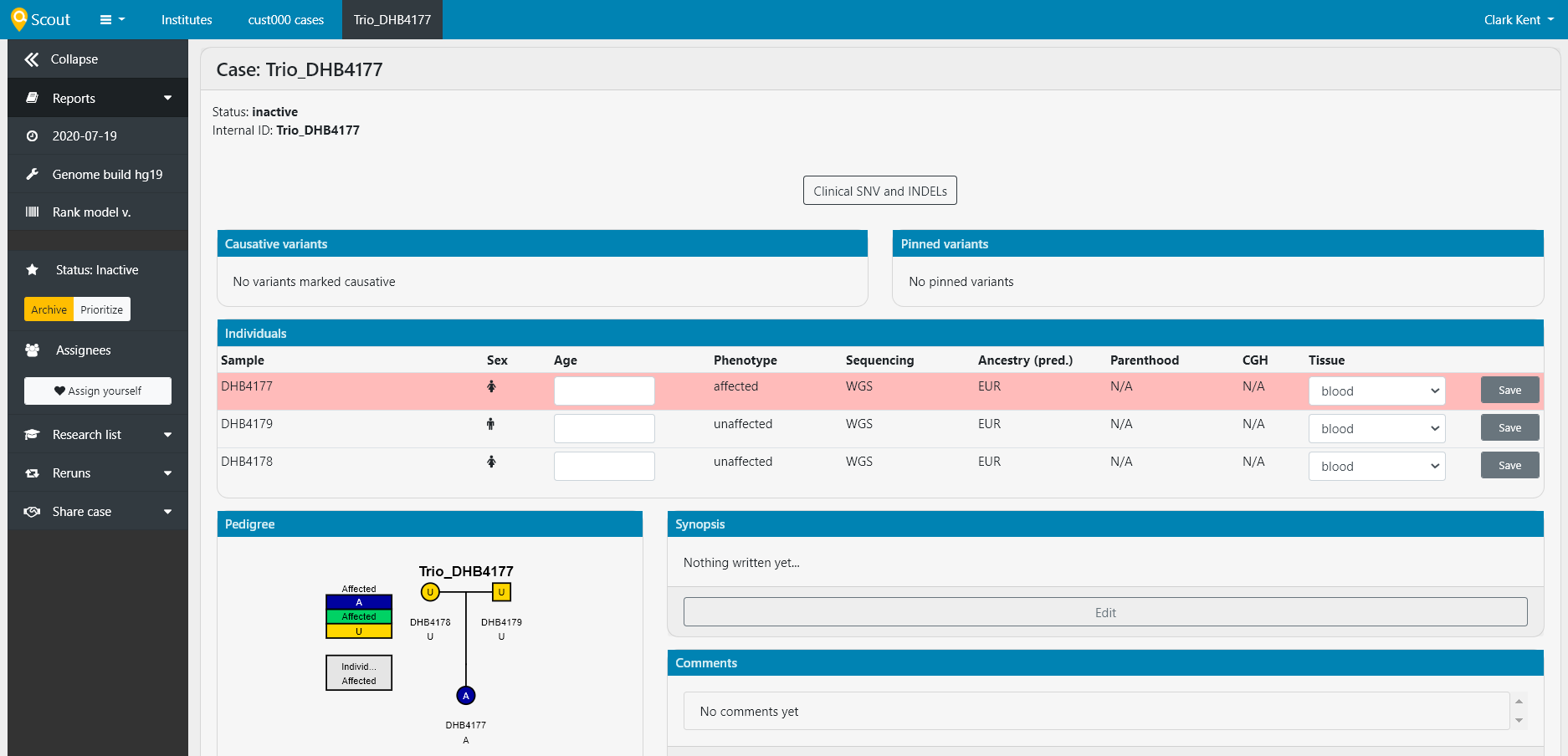 Scout demo database doesn't load Ancestry (pred.) or Parenthood · Issue ...