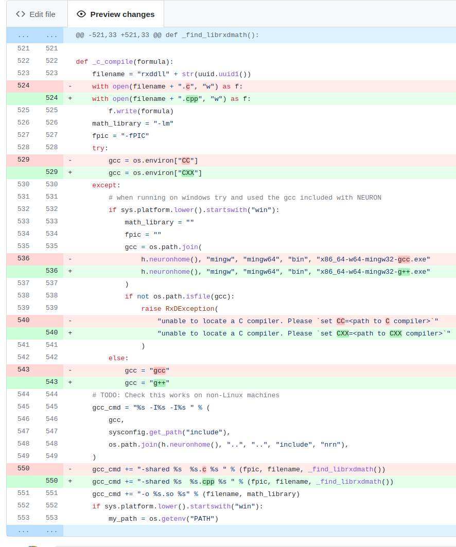 RxD CPP reaction compilation · Issue #1847 · neuronsimulator/nrn · GitHub