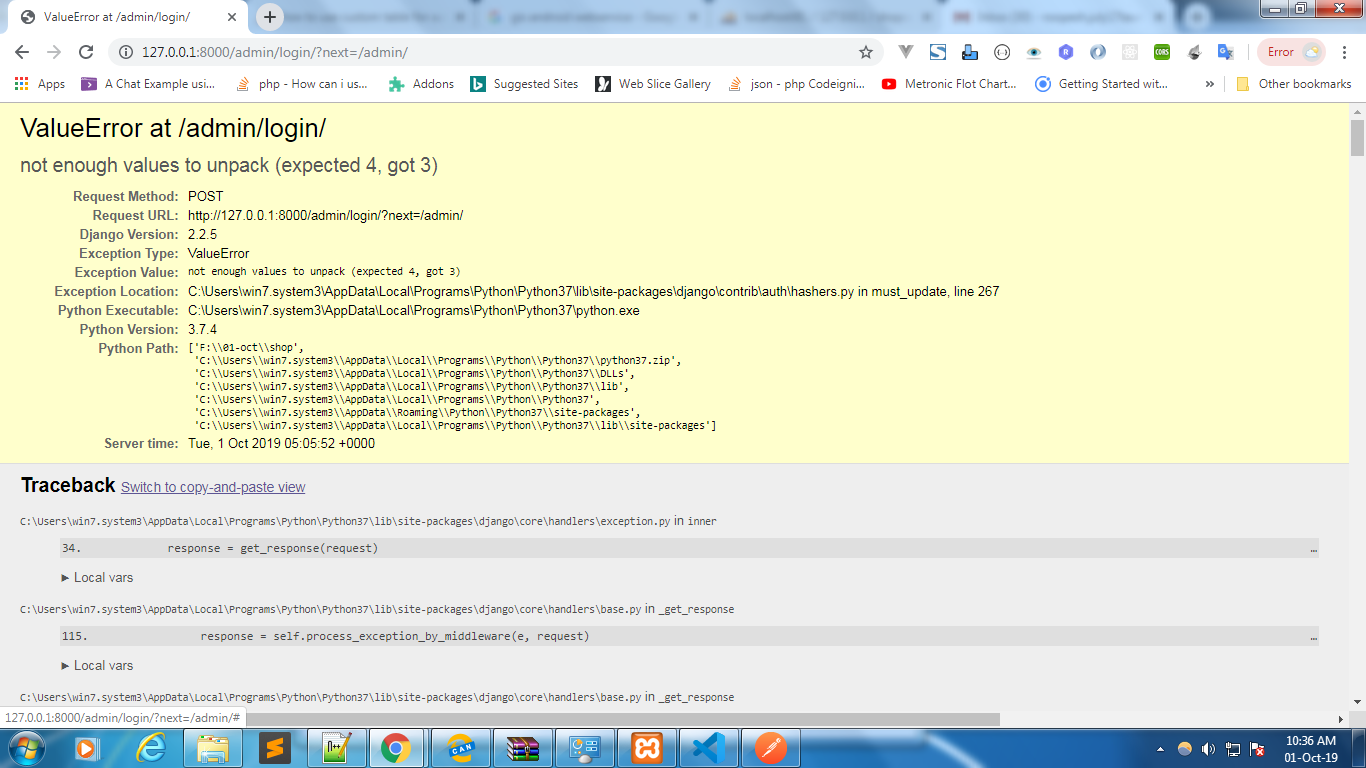 Can't use custom table for authentication in django rest framework ...