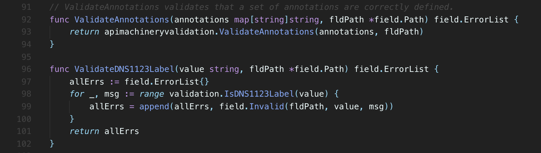 Syntax color scheme for Golang looks a little monotonous and cold ...