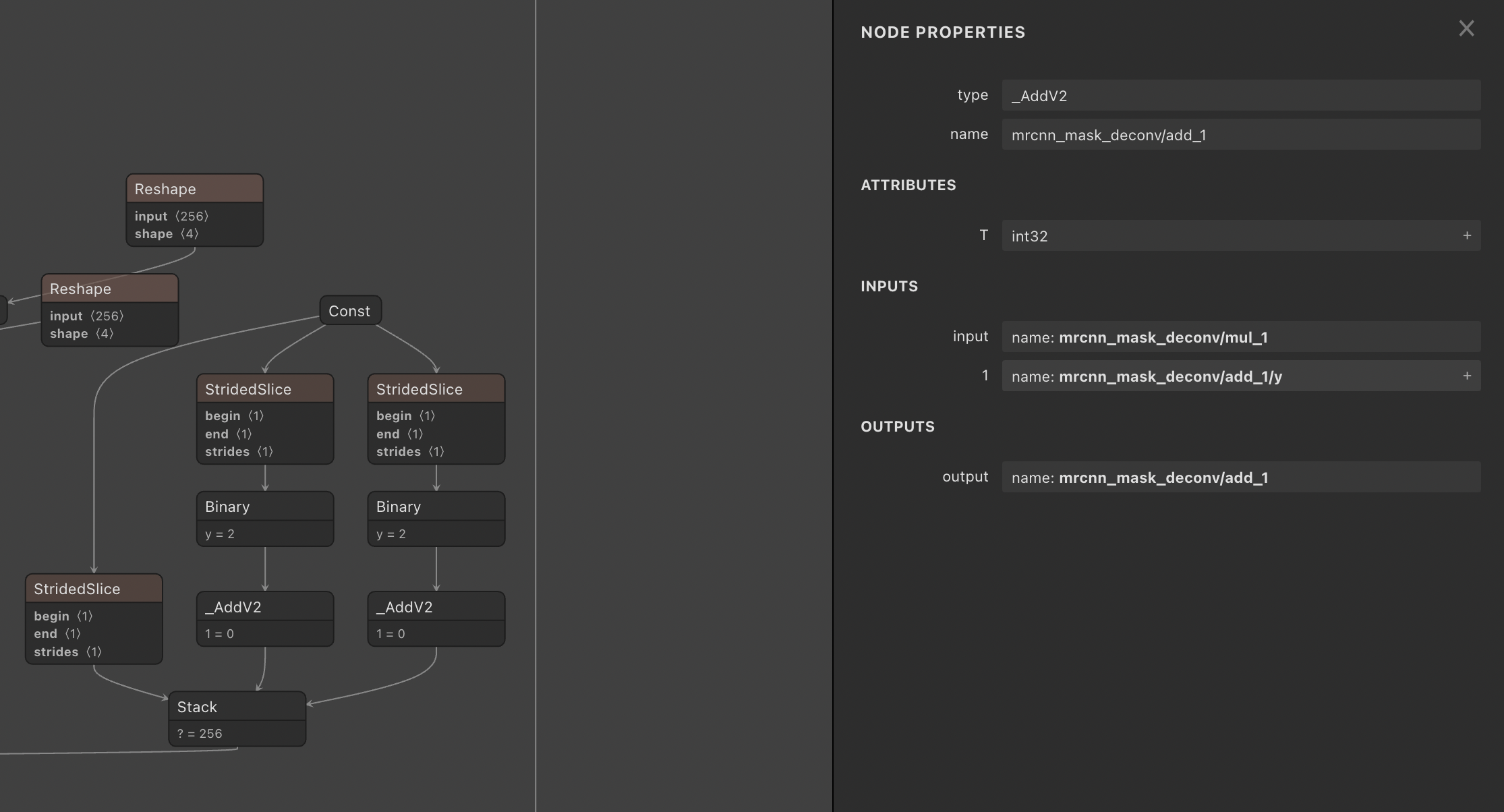 [08/18/2019-20:58:10] [E] [TRT] UffParser: Validator error: mrcnn_mask_deconv/add_1: Unsupported ...