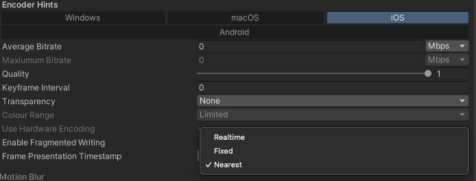 [iOS] Inconsistent framerate when recording on iOS · Issue #331 · RenderHeads/UnityPlugin ...