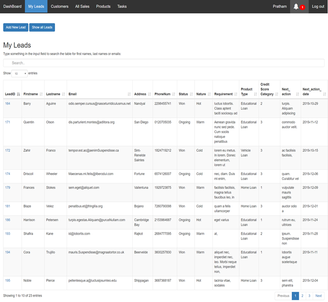 GitHub - Pajamajoker/CRM: A Customer Relationship Management web ...