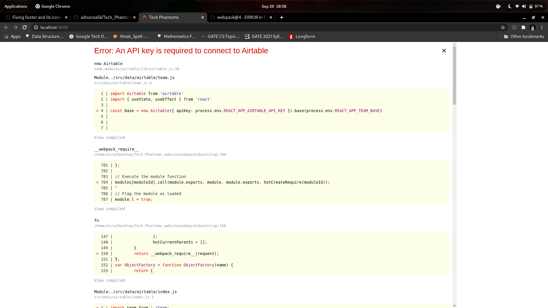 Fixing footer and its icons · Issue #48 · Tech-Phantoms/Tech-Phantoms · GitHub