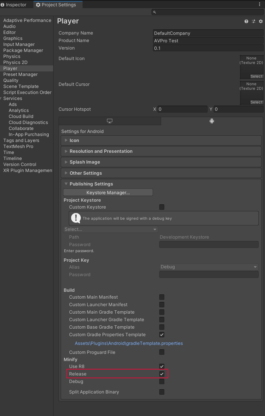 AVProVideo in Android Works as APK (Mono), but not as AAB (IL2CPP) · Issue #728 · RenderHeads ...