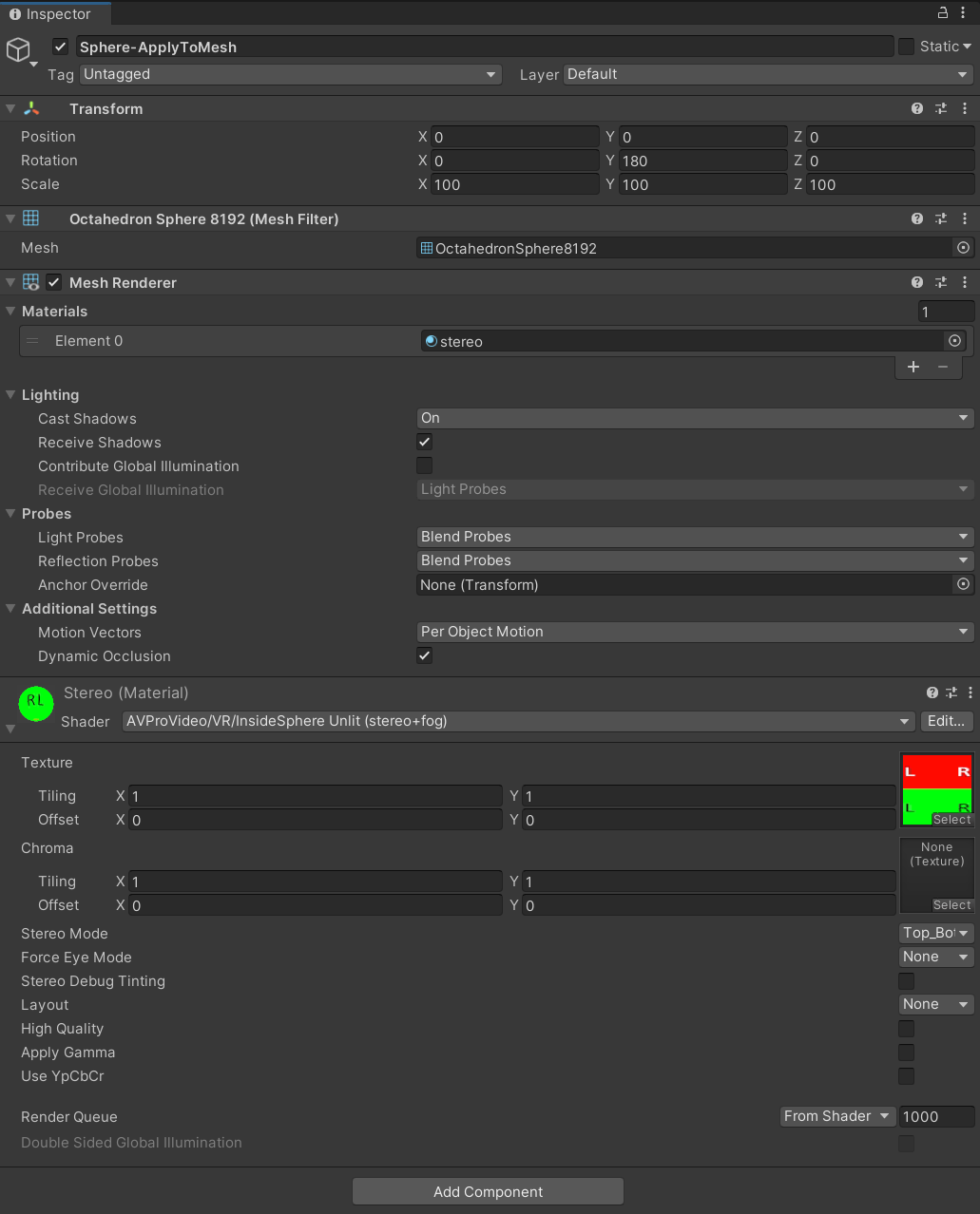 360 Stereo Image Viewer · Issue #1327 · RenderHeads/UnityPlugin-AVProVideo · GitHub
