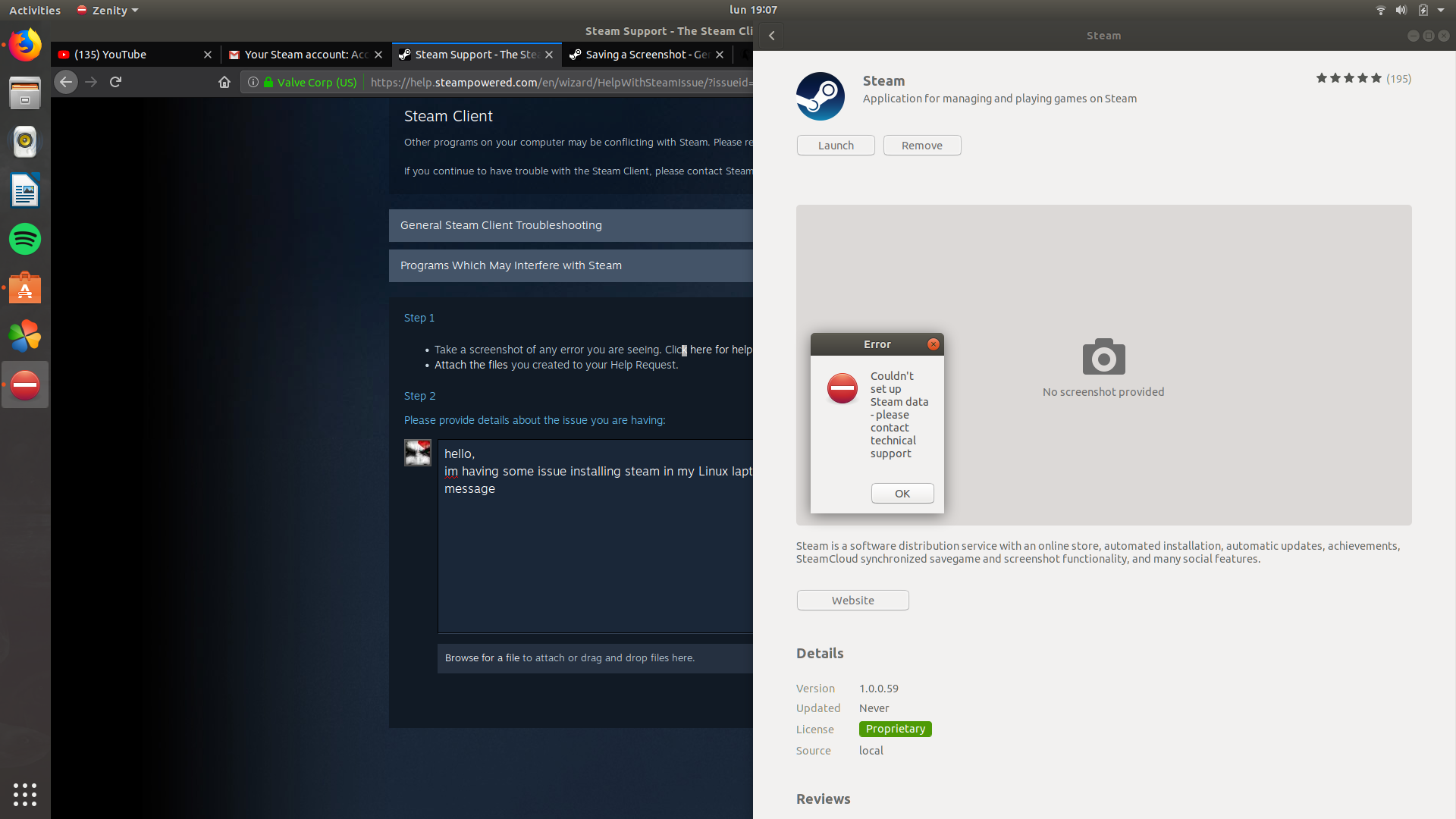 Couldn't set up Steam Data ubuntu 18.04 · Issue #6016 · ValveSoftware ...