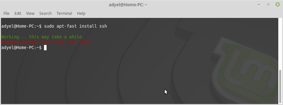Linux Mint: Package manager quit with exit code. · Issue #146 ...