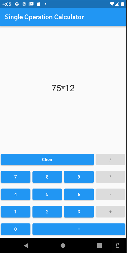 GitHub - abdulm7/single-operation-calculator: A simple single operation ...