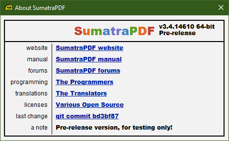 Regression: "MainWindowBackground" does not work anymore · Issue #2593 · sumatrapdfreader ...