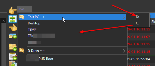 Feature request - change drive by letter · Issue #568 · doublecmd/doublecmd · GitHub