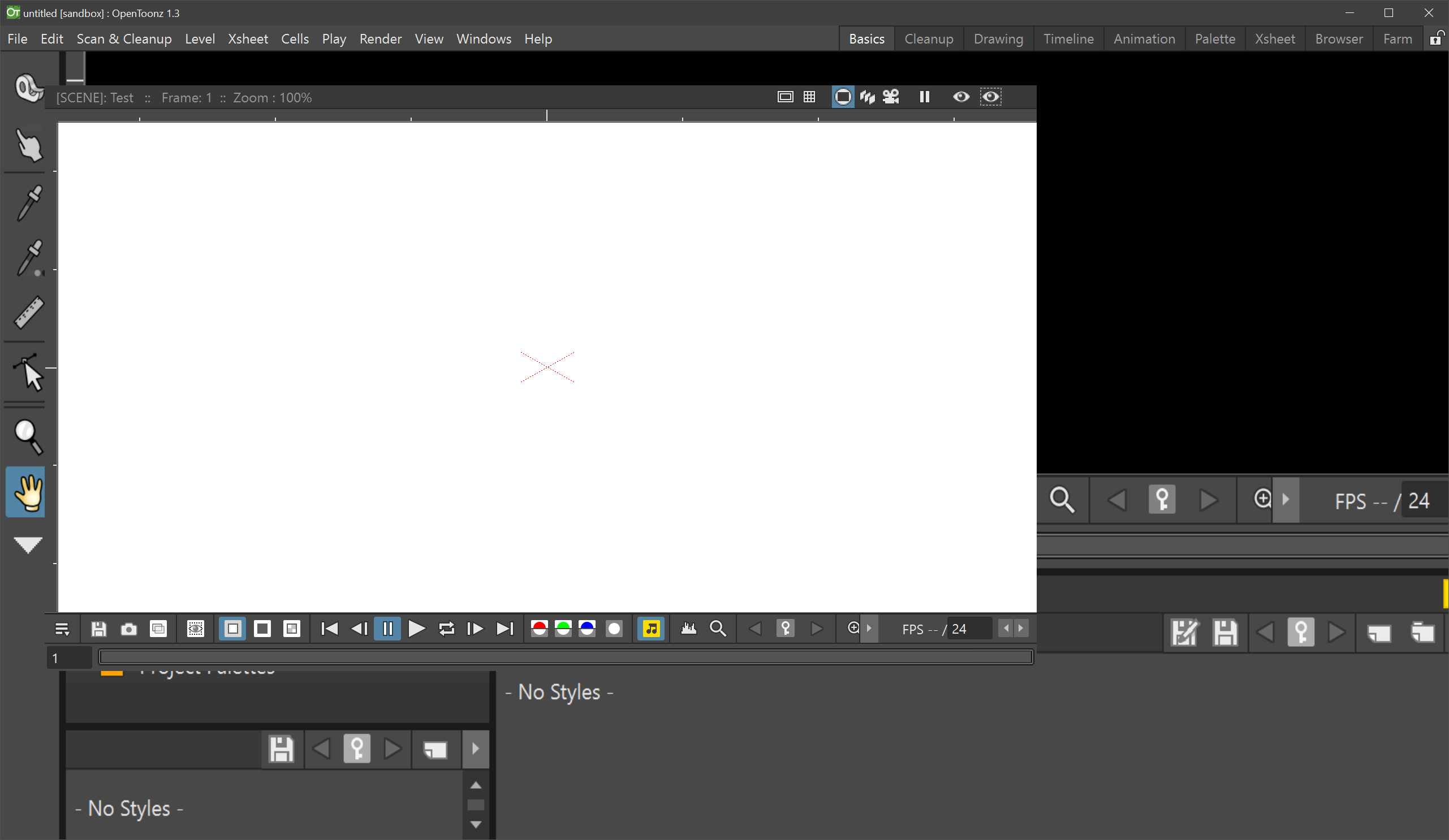 UI elements mis-scale to a huge size once a scene is entered · Issue #2965 · opentoonz/opentoonz ...