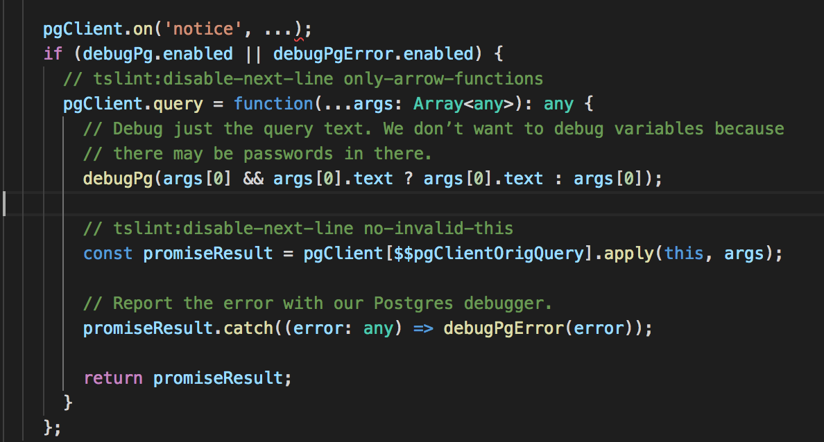 Print the notice log within postgres stored procedures (plv8 as well ...