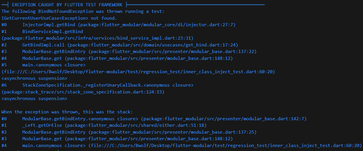 Bug: Recover injection: IGetCurrentUserUseCase · Issue #872 · Flutterando/modular · GitHub