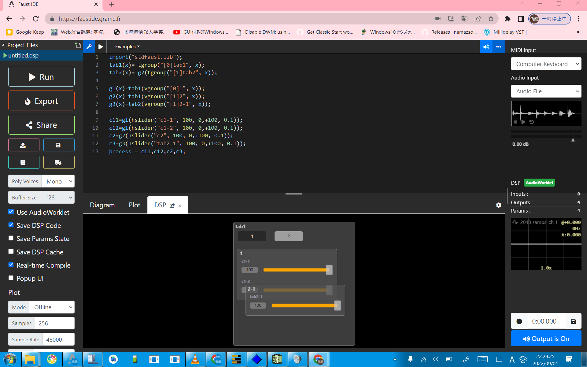 Display is corrupted when tabs are placed inside of tabs in web ide · Issue #797 · grame-cncm ...