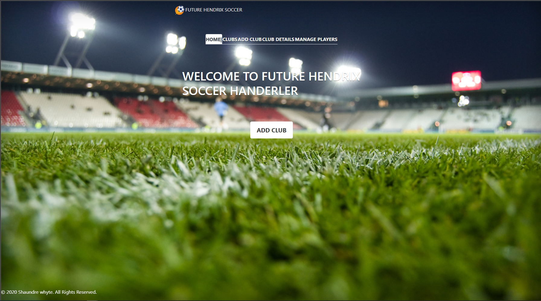 GitHub - ShaundreWhyte/Soccer-Club-Management-Project: Will to aid a ...