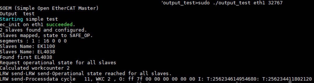 PDO for output is ignored by EL4038 in OP state · Issue #183 · OpenEtherCATsociety/SOEM · GitHub