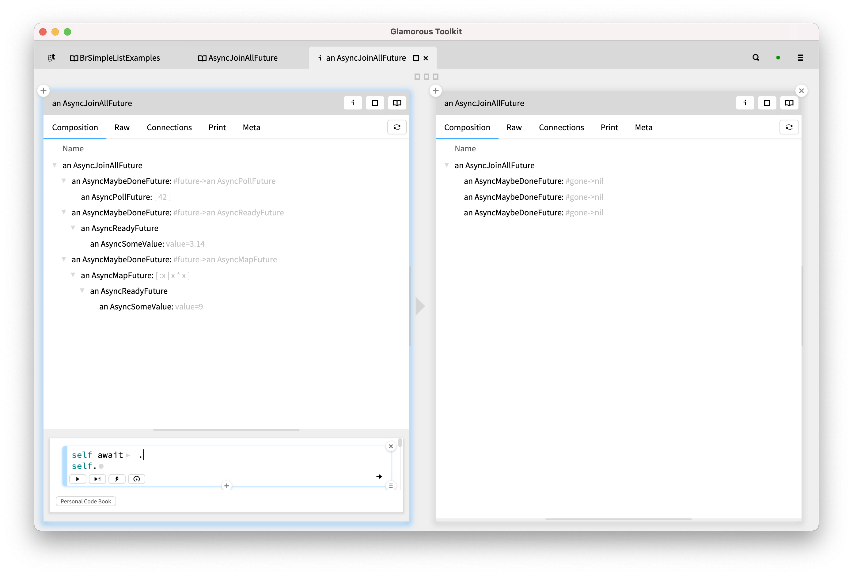 Futures: add some GT views · Issue #2105 · feenkcom/gtoolkit · GitHub