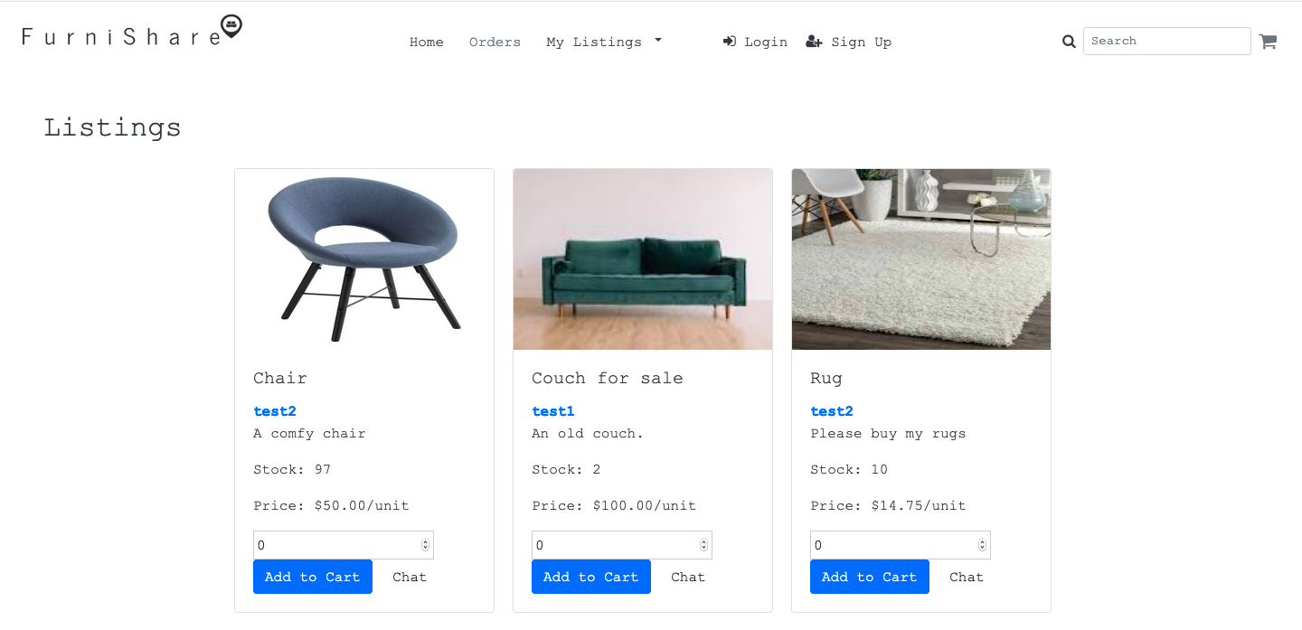GitHub - alexywang/marketplace: Furniture marketplace made with Django