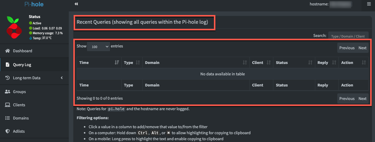 Pihole Logs Not Displaying After Update · Issue 4946 · Pi Holepi Hole · Github 4052