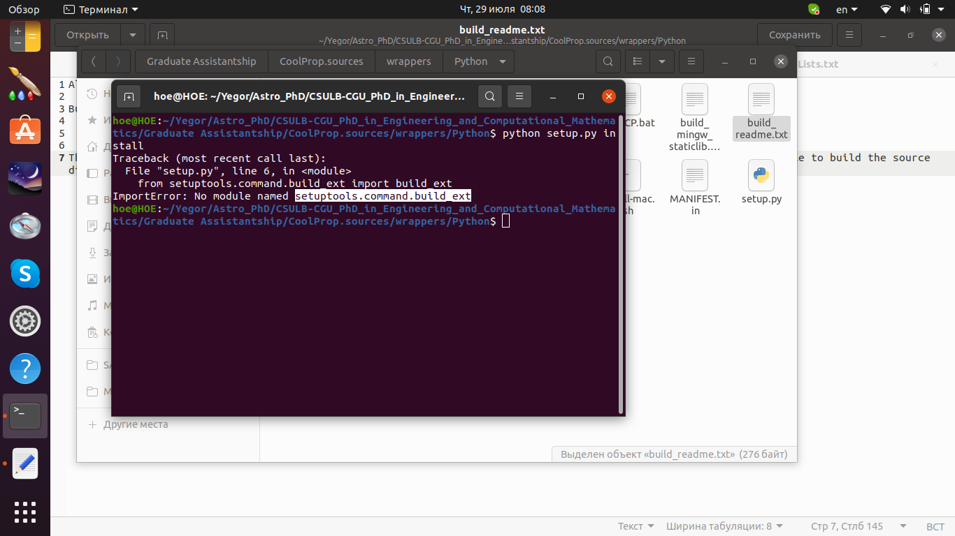 How to make CoolProp work on Ubuntu 20.04? · Issue #2037 · CoolProp ...