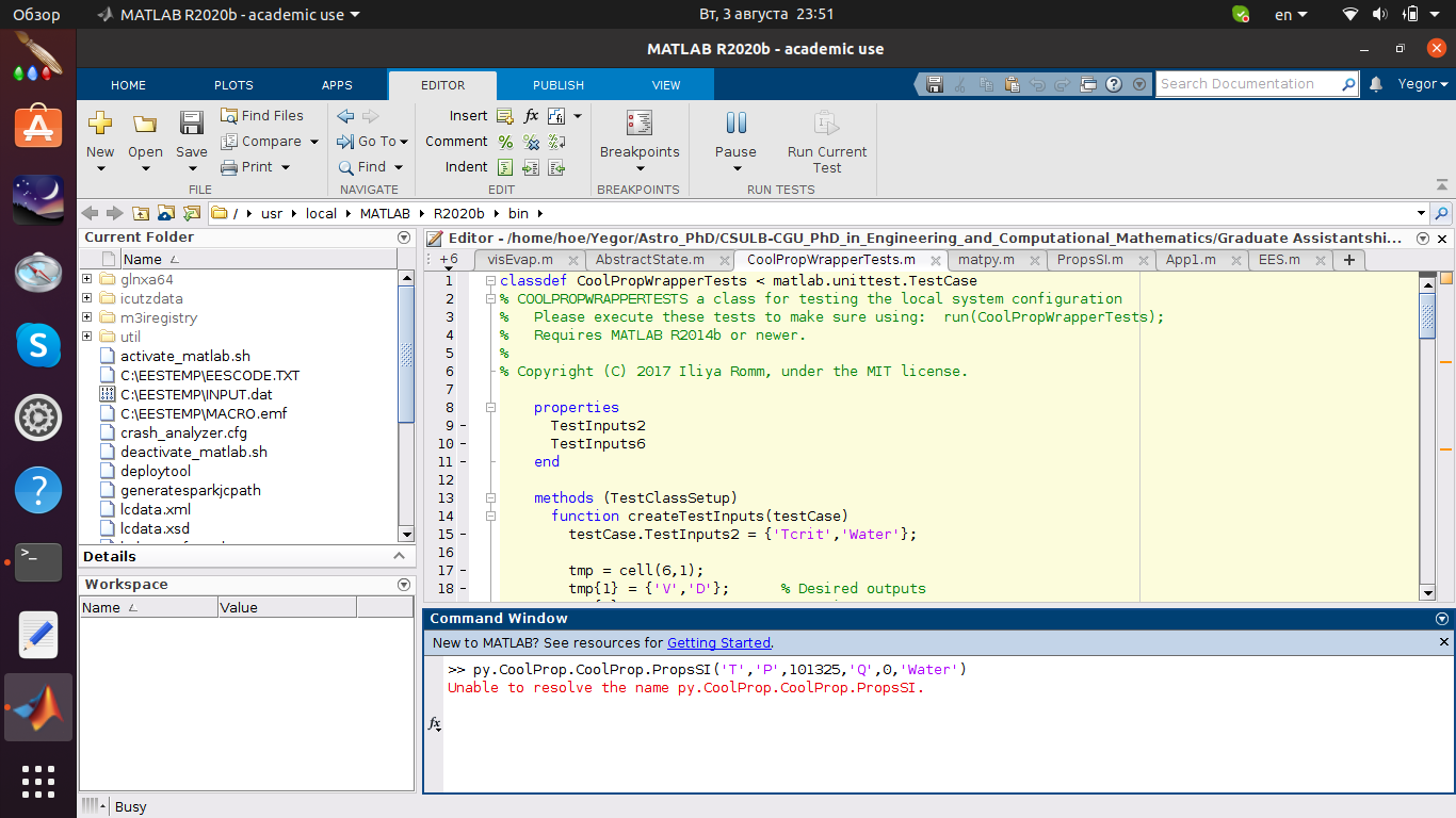 How to make CoolProp work on Ubuntu 20.04? · Issue #2037 · CoolProp ...
