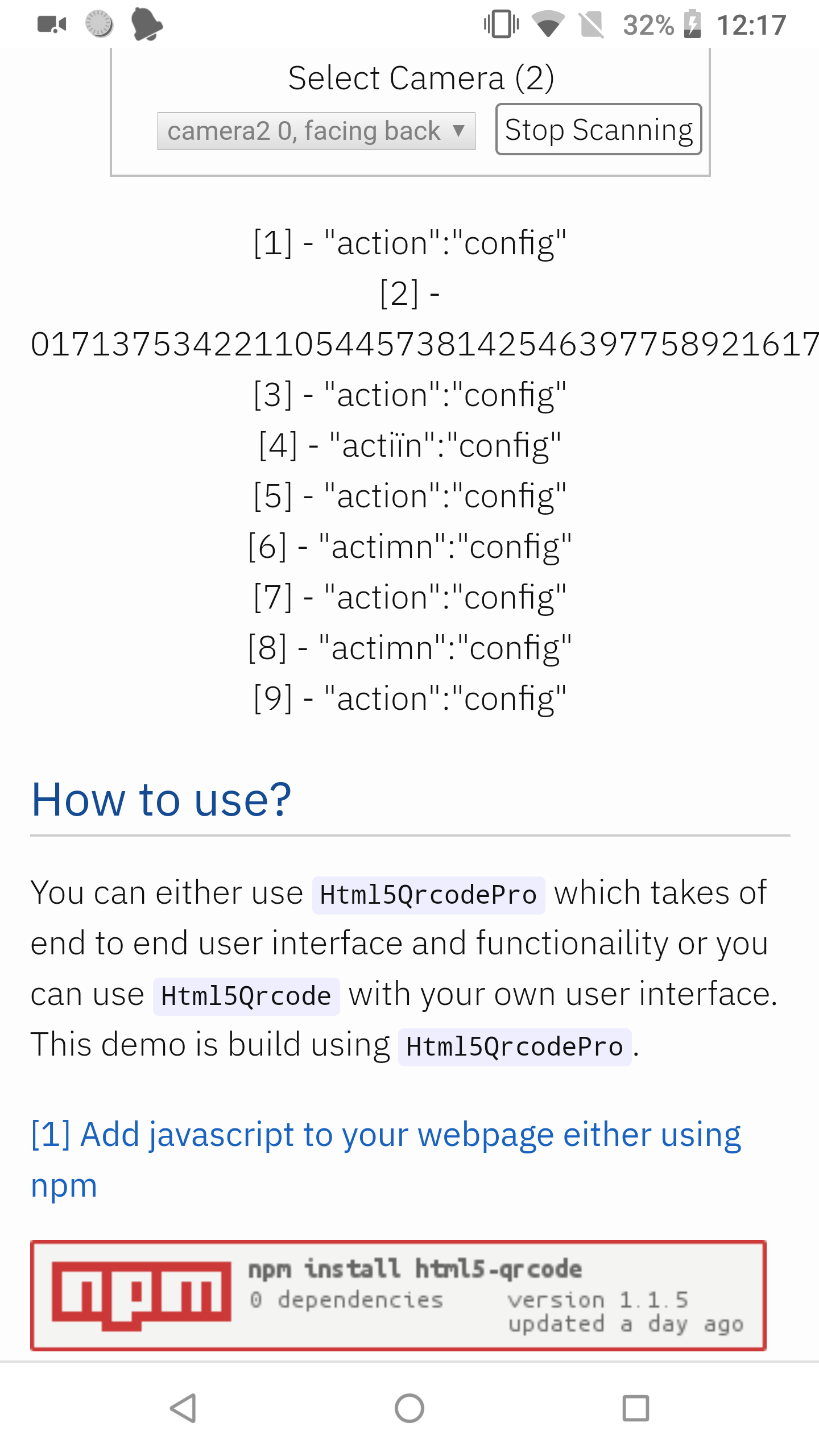 Cannot Read A Specific Qr Code · Issue 60 · Mebjas Html5 Qrcode · Github