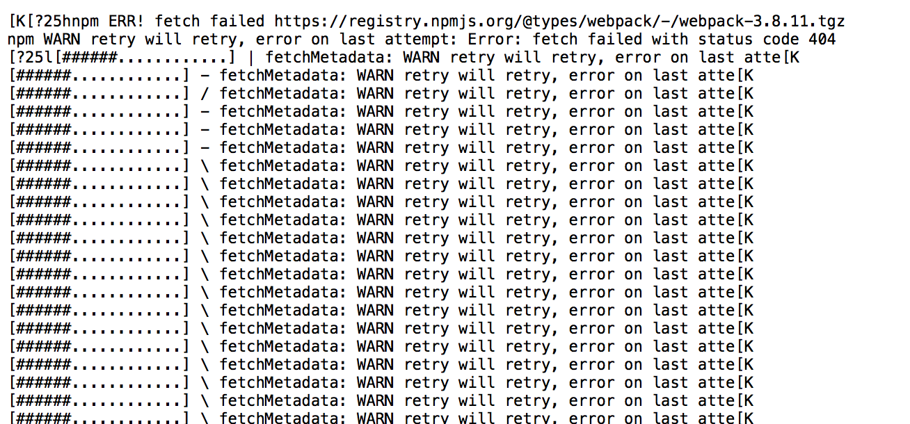 Cannot install @types/webpack · Issue #24347 · DefinitelyTyped/DefinitelyTyped · GitHub