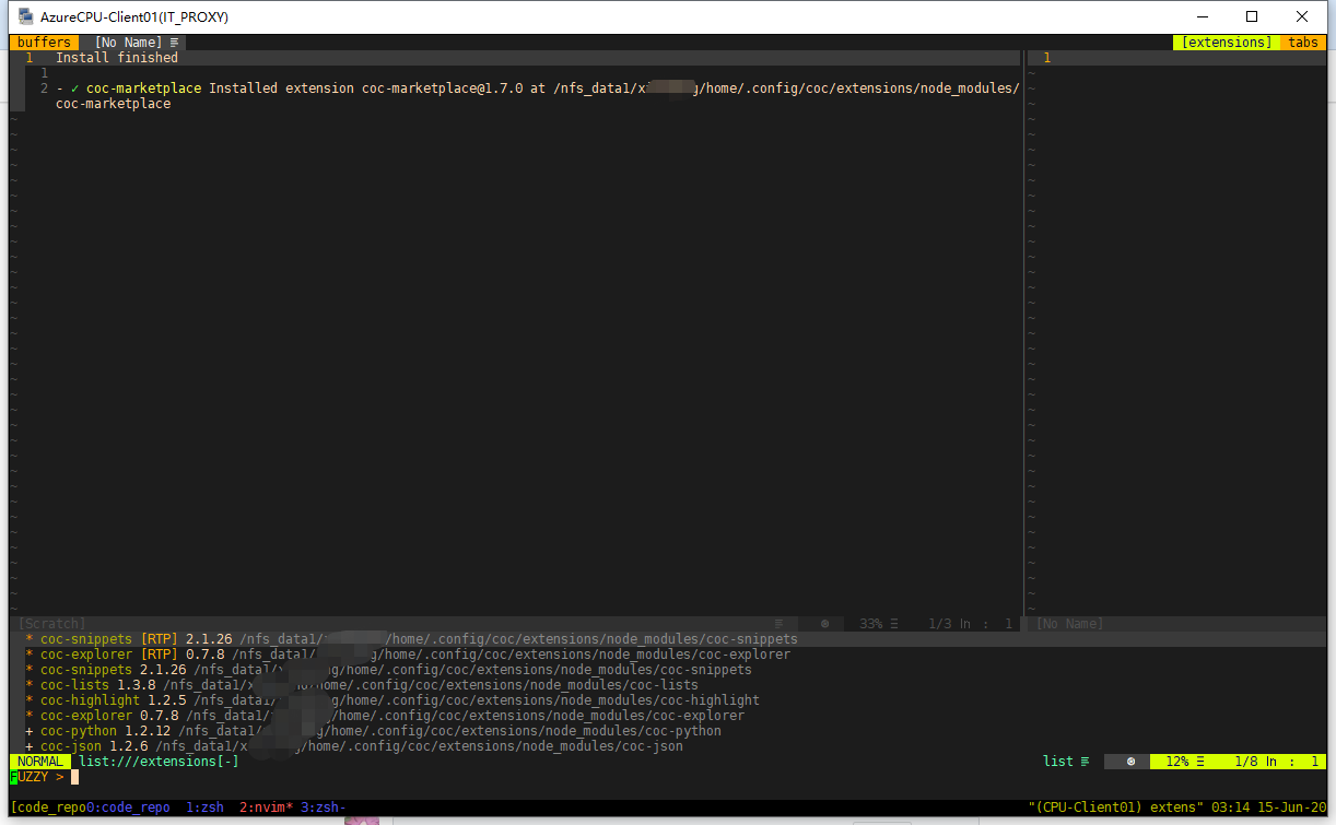 coc.nvim create a blank file when run CocInstall · Issue #2074 · neoclide/coc.nvim · GitHub