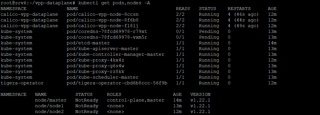 Nodes are not coming to Ready state when using srv6 with calico-vpp · Issue #631 · projectcalico ...