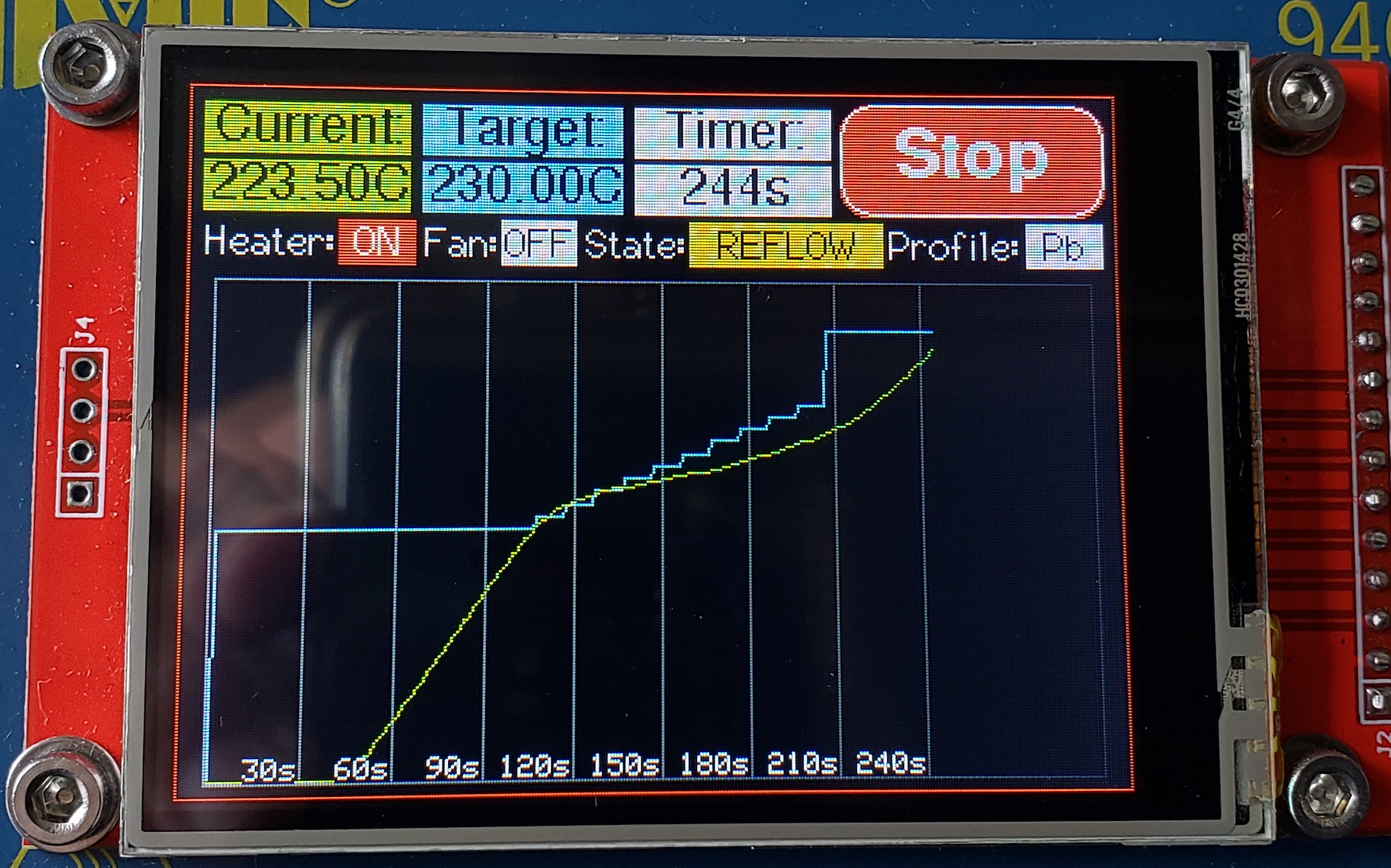 ILI9341 320x240 Screen suddenly turned inverted colors after few mins of running - similar to ...