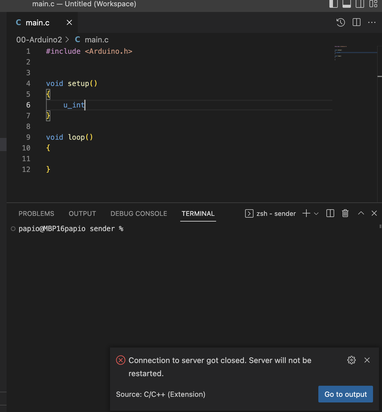 Connection To Server Got Closed Server Will Not Be Restarted · Issue 10444 · Microsoftvscode
