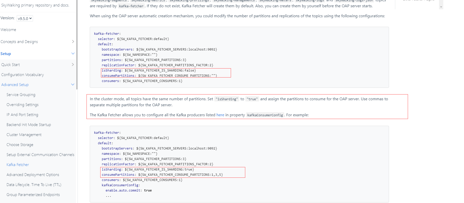 [bug] Kafka Doc · Issue 11234 · Apache Skywalking · Github