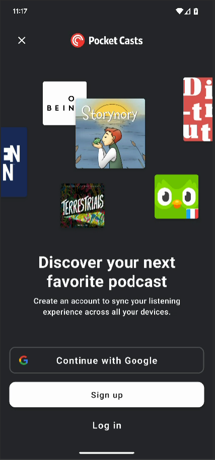 Initial Onboarding Screen Missing Episode Artwork · Issue #1295 · Automattic/pocket-casts ...