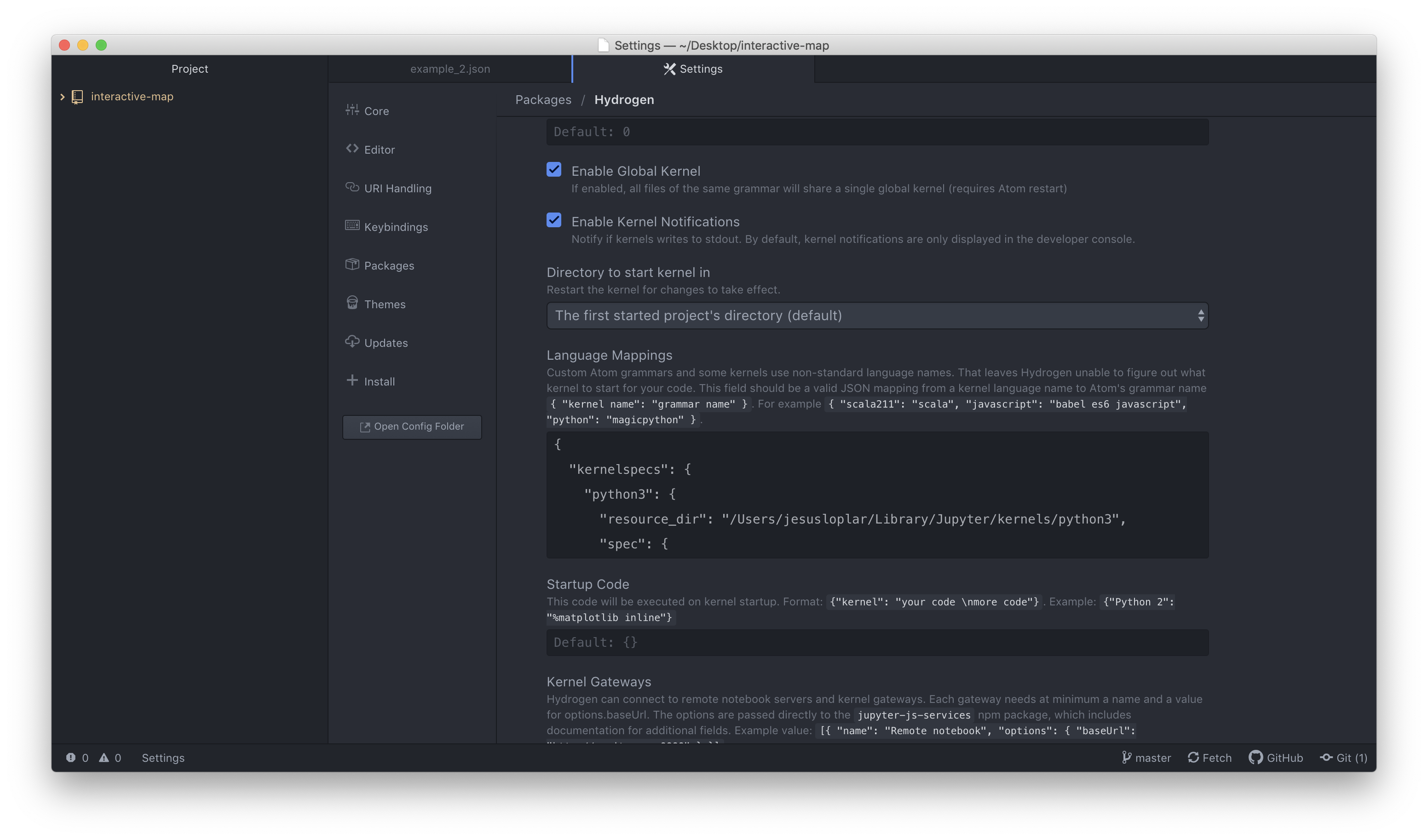 No kernel for grammar JSON found · Issue #1704 · nteract/hydrogen · GitHub
