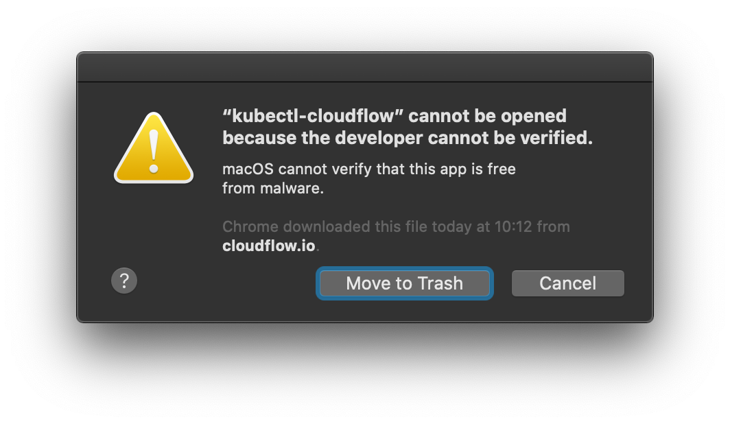 MacOS Catalina blocks execution of kubectl-cloudflow · Issue #47 · lightbend/cloudflow · GitHub
