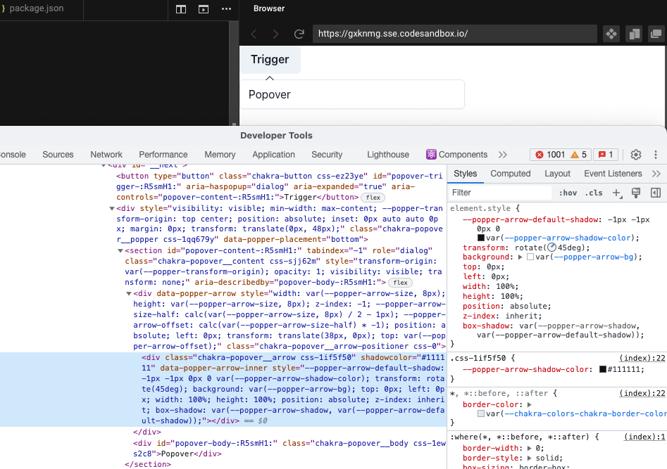 shadowColor of PopoverArrow is spit out directly into the DOM · Issue ... shadowColor of PopoverArrow is spit out directly into the DOM · Issue ...