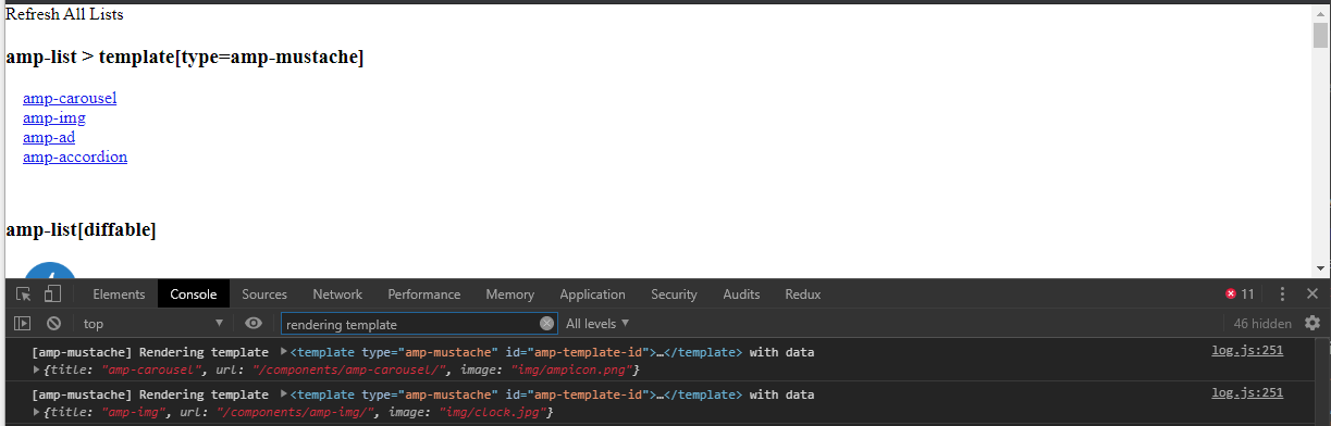 amp-mustache: Better debug logging e.g. for template syntax errors · Issue #25596 · ampproject ...